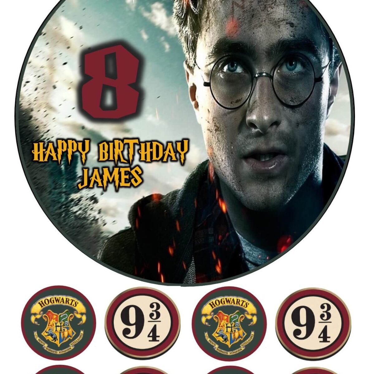 Harry Potter PERSONALISED CAKE TOPPER Archives - Easy Cake Toppers 123